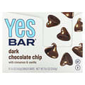 Yes Bar, Snack Bar, Dark Chocolate Chip, 6 Bars, 1.4 oz (40 g) Each