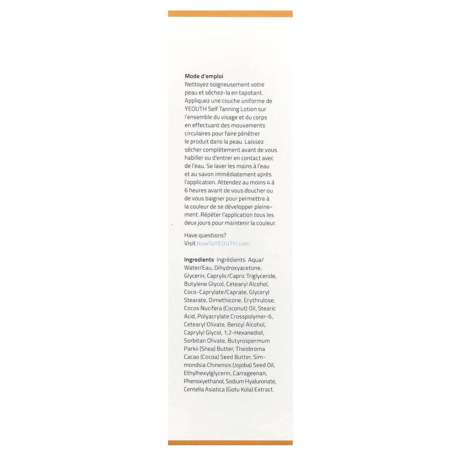 YEOUTH, Self Tanning Lotion, For Face & Body, Medium, 7.5 fl oz (222 ml)