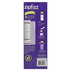 Zipfizz, Energy Drink Mix, Grape, 20 Tubes, 0.39 oz (11 g) Each