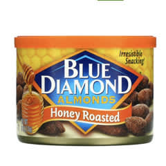 アーモンド、ハニーロースト、170g（6オンス）