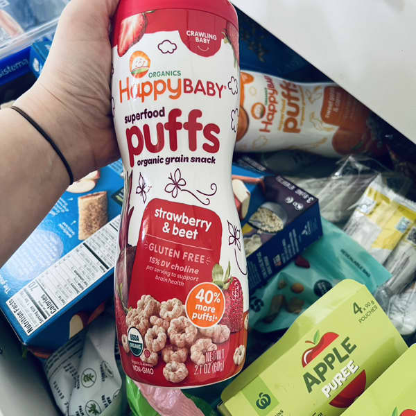 Happy Baby Puffs Happy Baby® Organics Superfood Puffs Purple Carrot