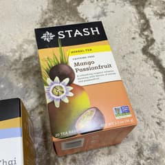 Peach Tea Stash Tea Mango Passionfruit Herbal Tea - 20 Count Caffeine ...