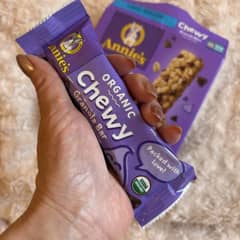 オーガニック チュウイー グラノーラバー、チョコレートチップ、6本